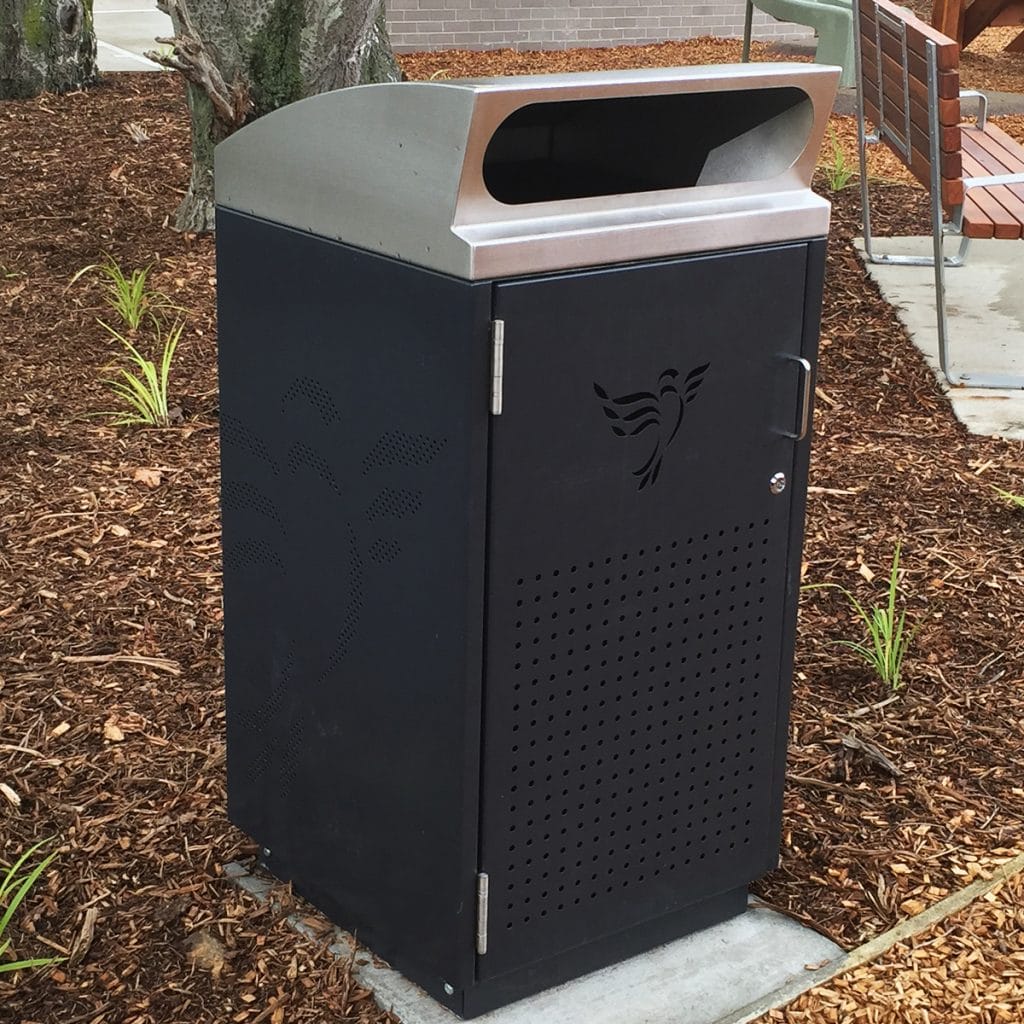 Darebin Litter Bin – BN330 | Urban Design Group | Park Furniture