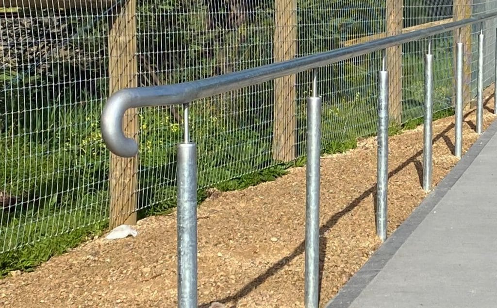 F20 Pedestrian Fencing | Urban Design Group | Street Furniture Suppliers