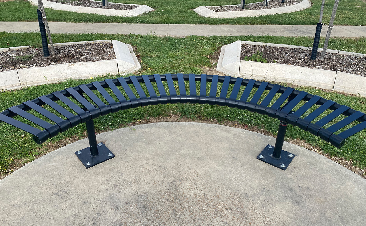 Stirling Curved Bench ST150 | Urban Design Group | Park Furniture